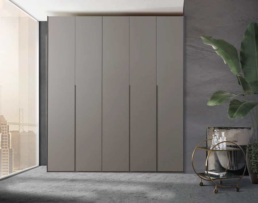 Built-in wardrobe 225-280cm wide - 5 doors - Configurator - IDAW
